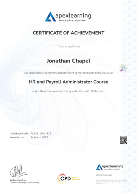 Certificate | Apex Learning