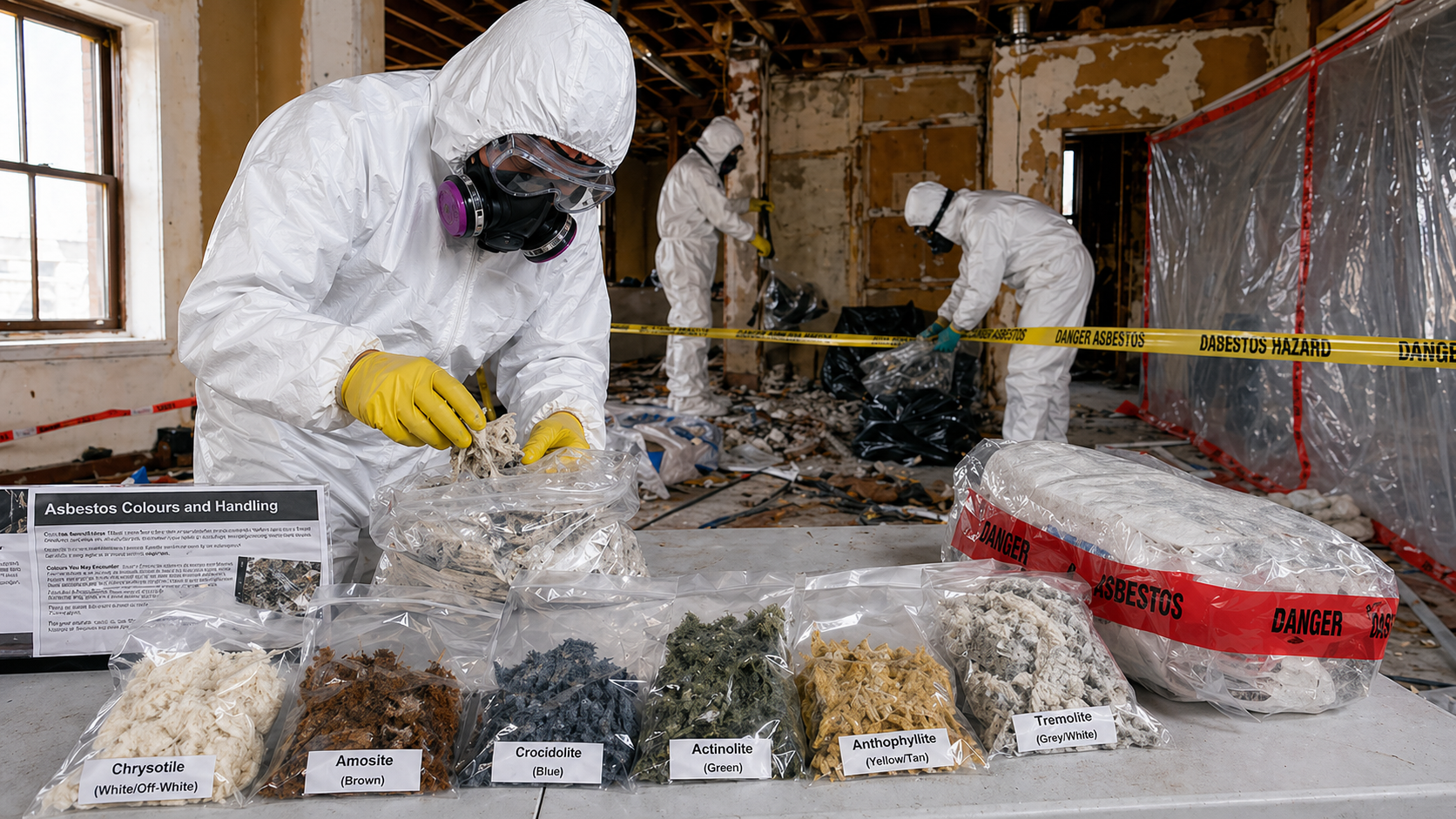 Asbestos Colours and Handling: What They Mean & Safety Guide